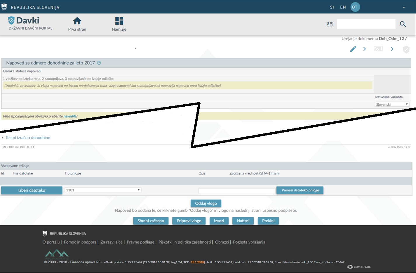 eDavki - Pri. eDoh. 1